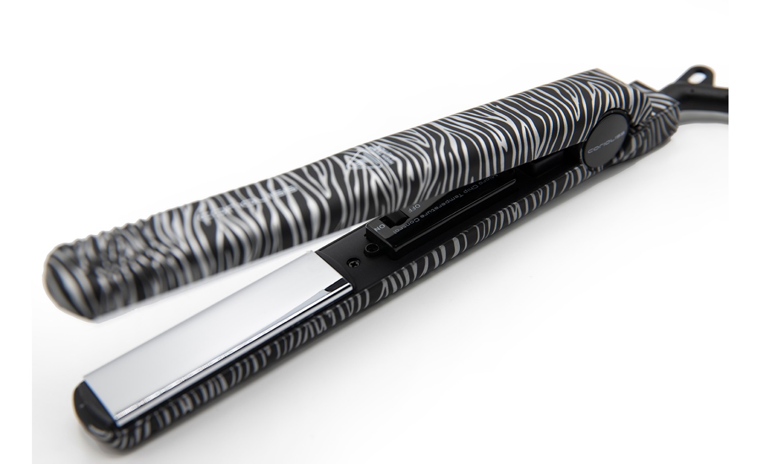 Corioliss C Style Hair Straightener Zebra Silver Soft Touch